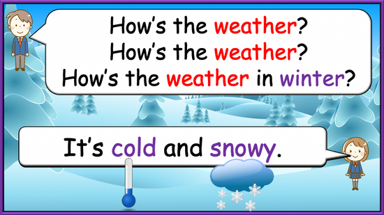 Grade 1-2 - Seasons - Part 1 - Weather - PowerPoint Lesson – Teacher ...