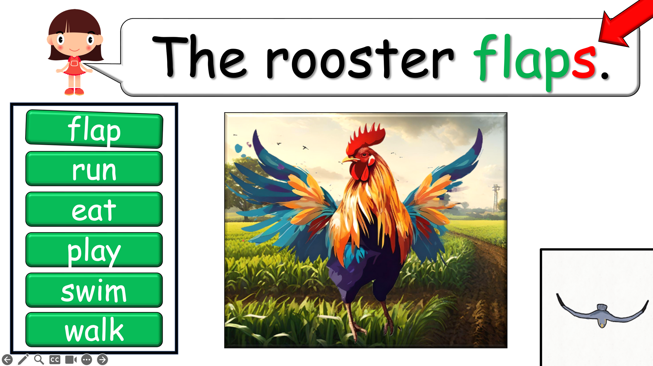 Grade 1-3 - ESL Lesson - On the Farm - Verbs - Third Person Singular ...