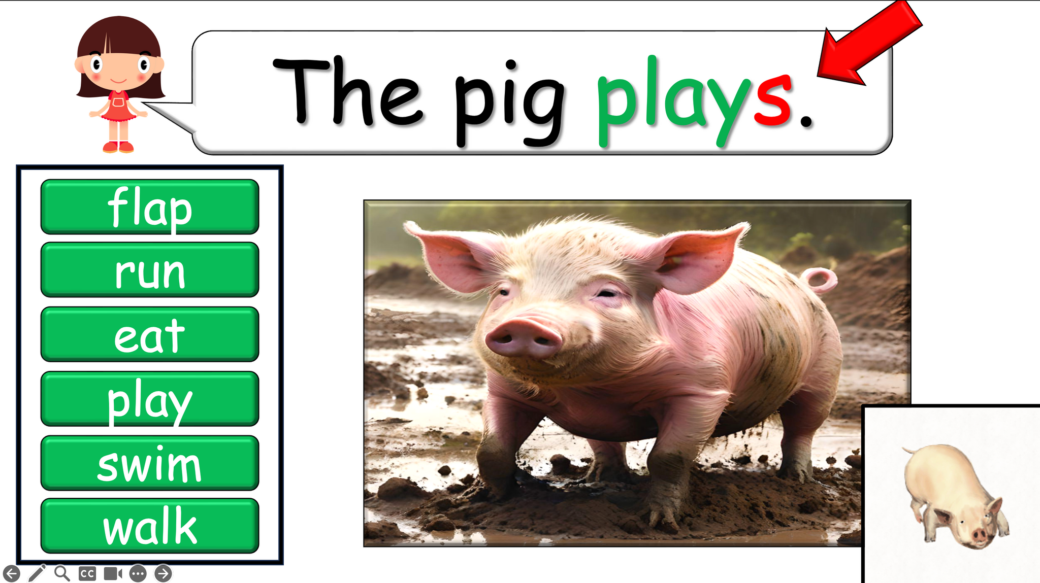 Grade 1-3 - ESL Lesson - On the Farm - Verbs - Third Person Singular ...