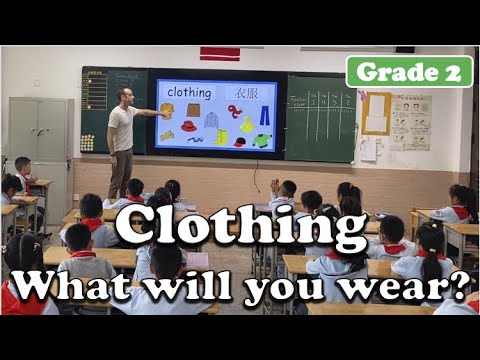 Grade 2-3 - ESL Lesson - Clothing/What will you wear? - PowerPoint Les ...